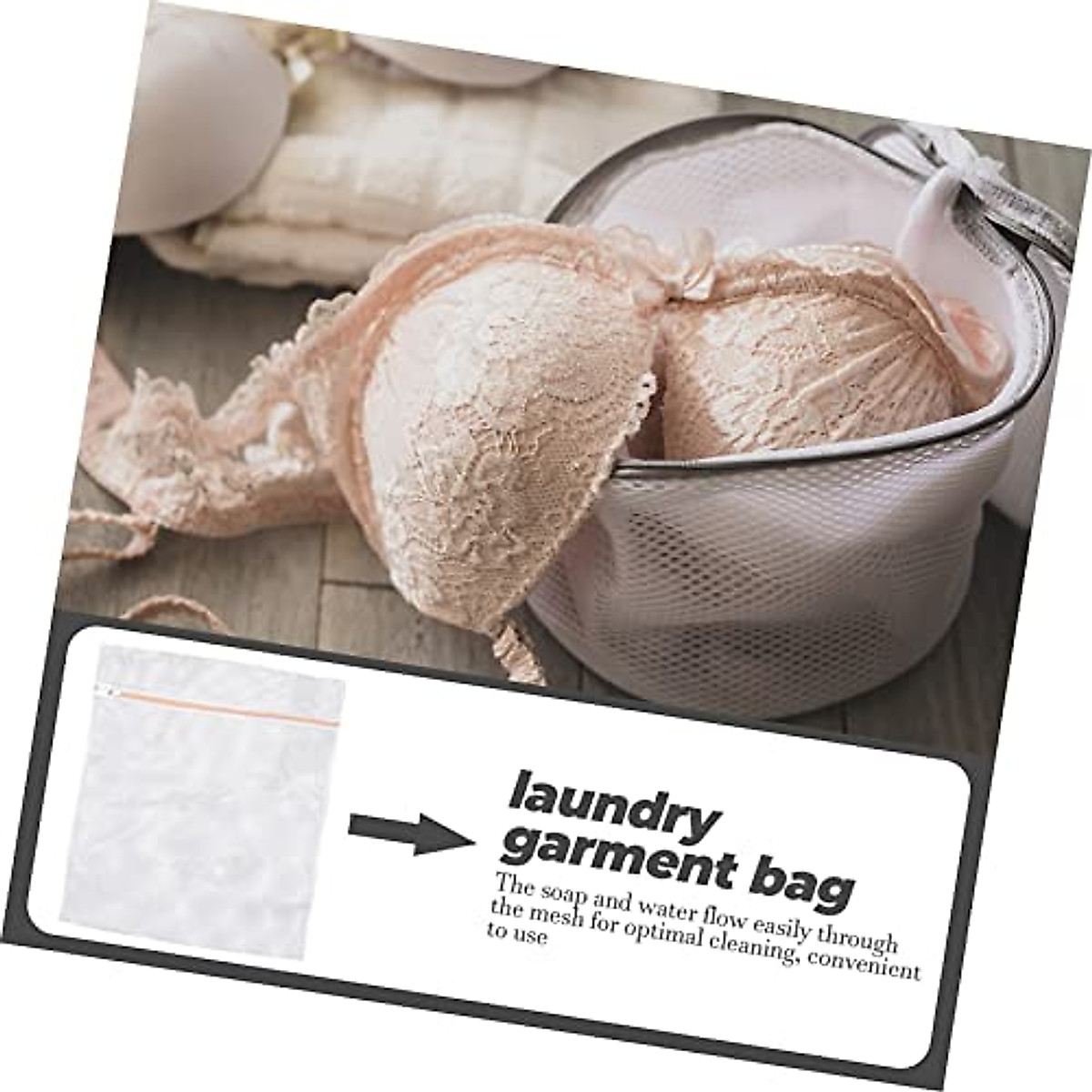 Cabilock 3pcs Hotel Organizer Pouches Washer Net Clothing Bag Factories Machine Mesh for Protector Guard Makeup Washing Travel College Wash Lingerie Bags Dorm Home Zipper Clothes