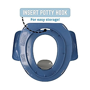 Bluey Soft Potty Seat - Potty Training Toilet Seat, Soft Cushion, Baby Potty Training, Safe, Easy to Clean