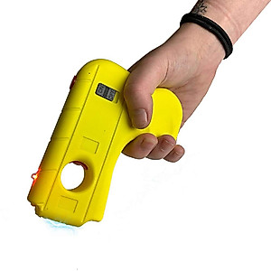 DZS-708 DZS Hand Pistol Stun Gun LED Light Rechargeable Battery (Black)