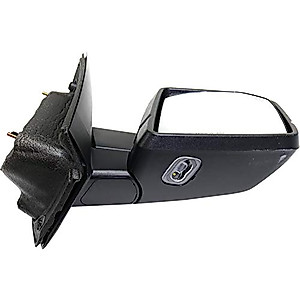 Kool Vue Right Power Heated Mirrors for Ford F-150 2015-2017 Power Fold With Signal Light, Blind Spot Monitor, Memory & Puddle Lamp; Without Auto-Dimming Paintable