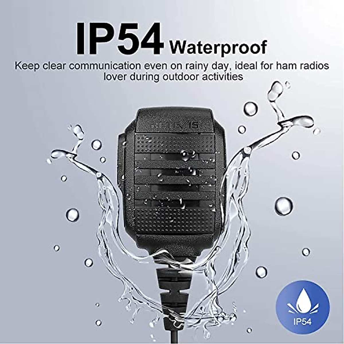 Retevis RT21 Two Way Radios(10 Pack) with Walkie Talkie Speaker Mic(10 Pack) for Commercial Organization