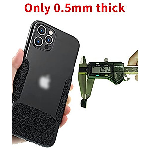 Birllaid Cell Phone Grip Stickers Mouse Grip Tape, 26 Pcs Gripper Tape Set,Multi-Purpose Black Rubberized Grip Tape for Phone Case & Gaming Controllers