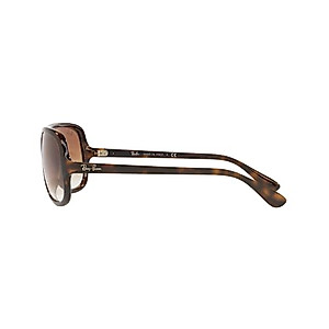 Ray-Ban Sunglasses Tortoise Frame, Brown Lenses, 59MM
