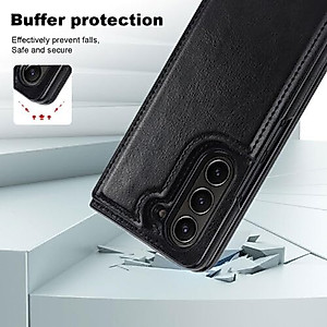 Case for Samsung Galaxy Z Fold 5,Luxury PU Leather Anti-Fall Wallet Card Slot Kickstand Protective Case Cover Compatible with Samsung Galaxy Z Fold 5(White)