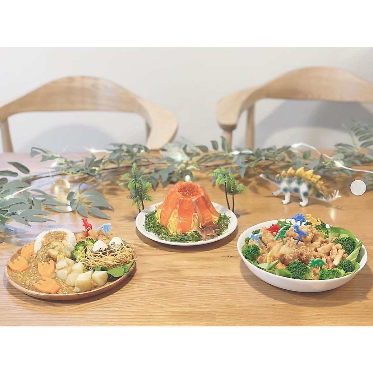 ★POLARIS★ Food Picks ＆ Food Balun for Lunch Box (Dinosaurs)