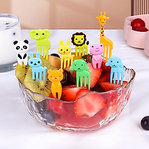 DOUDOULE 160PCS Food Picks for Kids with Storage Box, Kids Lunch Accessories for Bento Box, Animal Kids Food Picks for Picky Eater, Cute Toothpicks for Food Fruit, Fun Toddler Food Picks