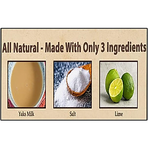 WhiteTail Naturals - Yak Cheese Dog Chews - Long Lasting Tough Dog Bones for Aggressive Chewers & Teething Puppies - All Natural Himalayan Dental Milk Chew Bone (3, Large)