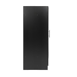Prepac Elite 32" Storage Cabinet Closet, Black Storage Cabinet, Linen Cabinet, Wardrobe Cabinet with Hanging Rail and Shelves 24.5" D x 32" W x 65" H