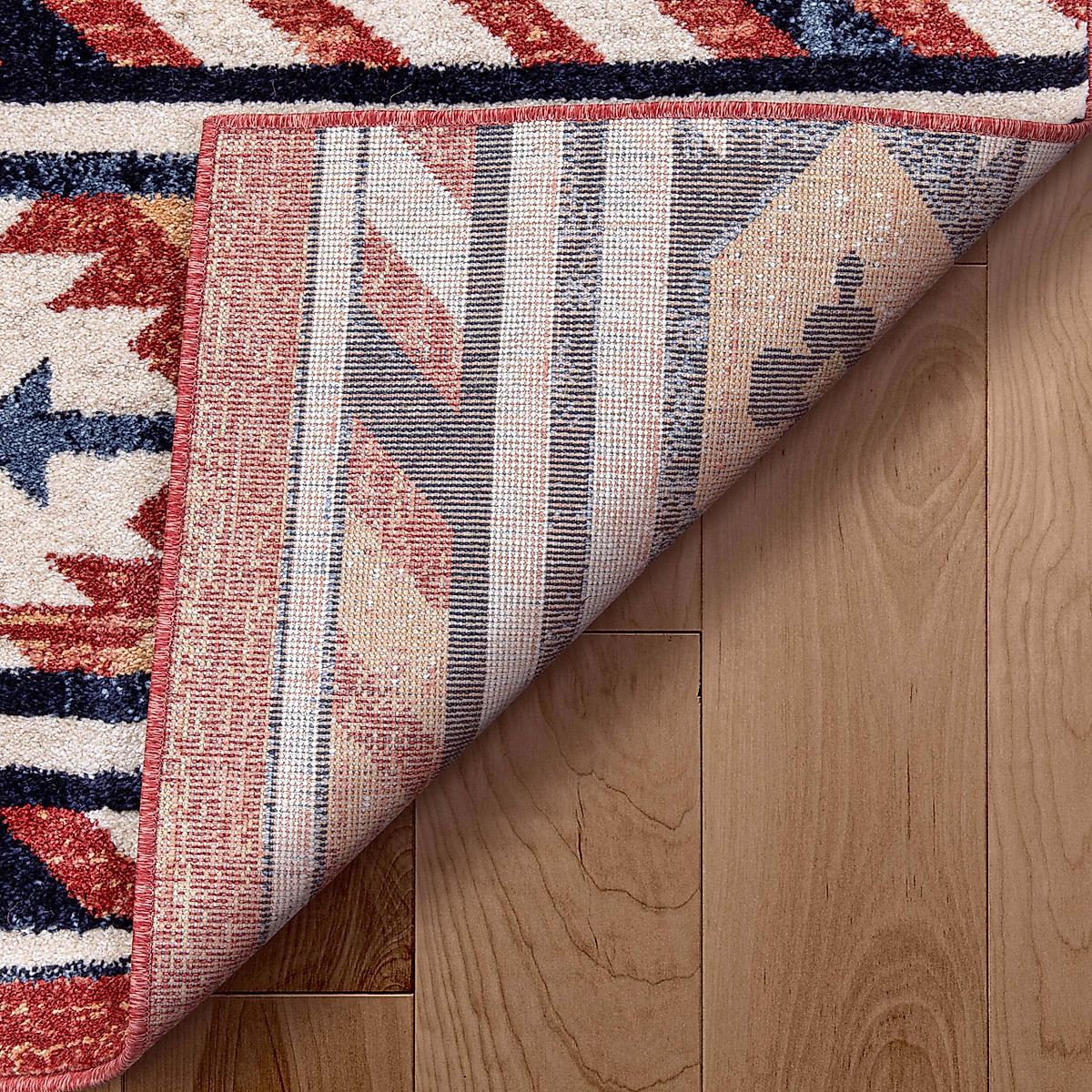 Well Woven Tulsa Lea Crimson Traditional Southwestern Tribal 5'3" x 7'3" Area Rug