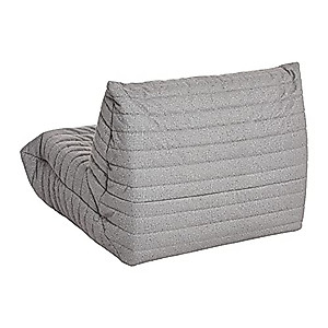 Main + Mesa LoBoh One Seater Modular Sofa/Accent Chair; Premium Foam-Filled, 70's Bean Bag Chair Alternative