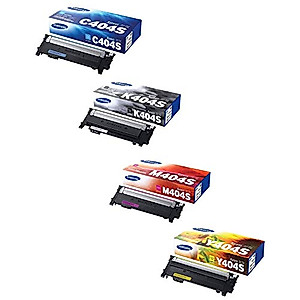 Samsung CLT-K404S, CLT-C404S, CLT-M404S, CLT-Y404S Standard Yield Toner Set (BK/C/M/Y)