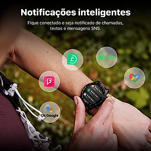 Ticwatch Pro 3 Ultra GPS Smartwatch Qualcomm SDW4100 and Mobvoi Dual Processor System Wear OS Smart Watch for Men Fatigue Assessment 3-45 Days Battery NFC Mic Speaker iOS Android Compatible