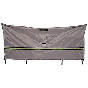 Duck Covers Soteria Water-Resistant 76 Inch Square Patio Table with Chairs Cover, Outdoor Table and Chair Cover