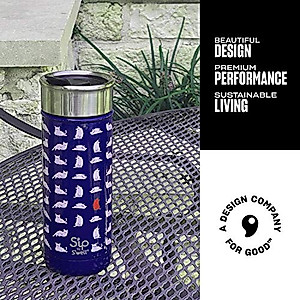 S'well S'ip Stainless Steel Travel Mug - 16oz - Cat Nap - Double-Walled Vacuum-Insulated - Keeps Drinks Cold for 16 Hours and Hot for 4 - with No Condensation - BPA-Free Water Bottle