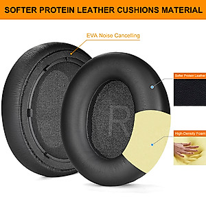 Q45 Earpads - defean Replacement Ear Pads Cover Cushions Compatible with Anker Space Q45 Adaptive Active Noise Cancelling Headphones (Black)