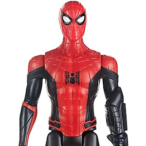 TheAvengers Titan Hero Series Spiderman 12 Inch Action Figure from Movie Far from Home, Multicolor