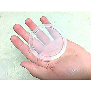 ALAZCO 6pc BPA-Free Can Covers - Large Medium & Small Plastic Tight Seal Lids For Canned Goods or Pet Dog Cat Food Saver Reusable