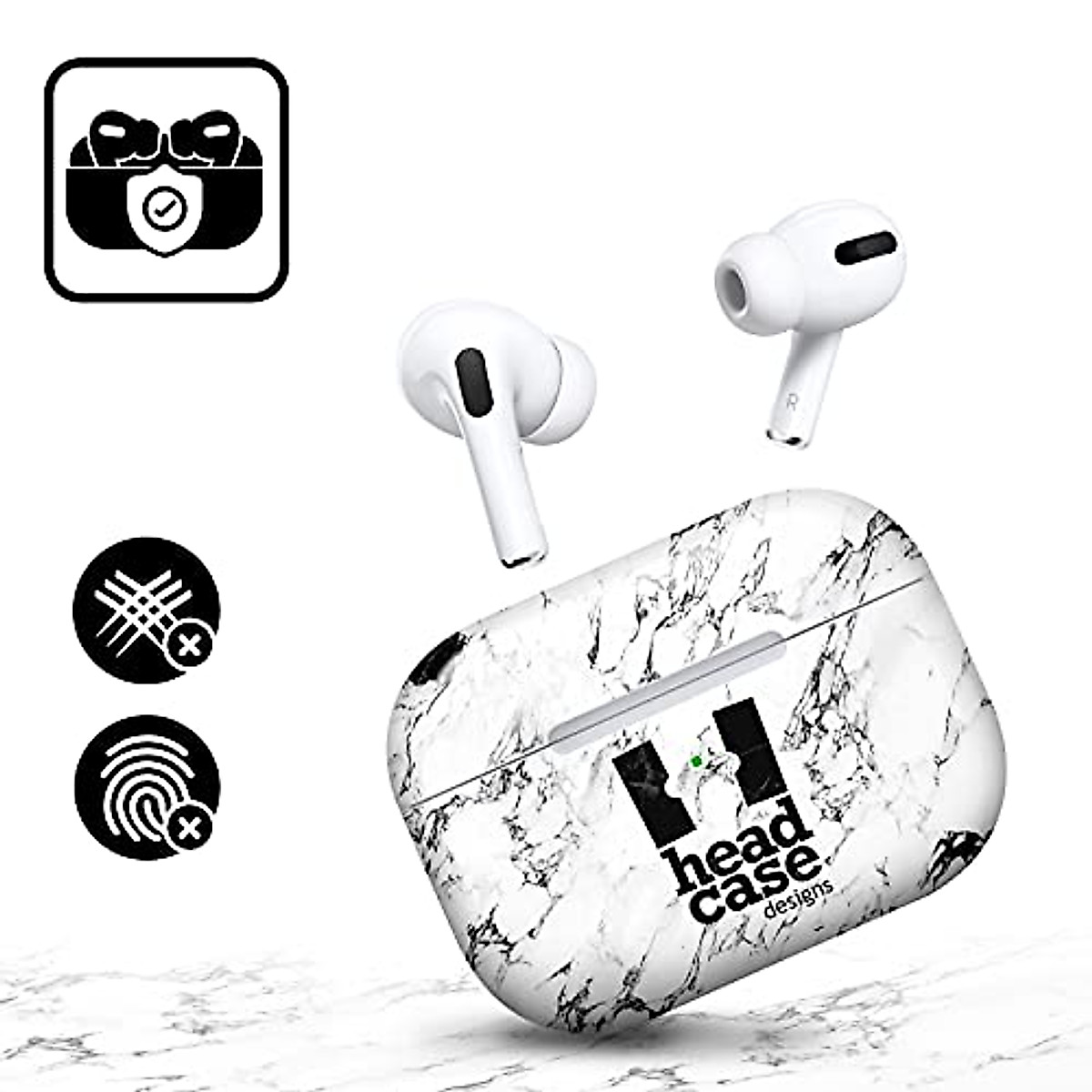 Head Case Designs Officially Licensed Assassin's Creed Arctic Winter Rogue Key Art Matte Vinyl Sticker Skin Decal Cover Compatible with Apple AirPods 3 3rd Gen