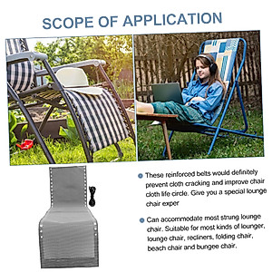 OFFSCH 1 Set Sling Fabric Replacement for Patio Chairs Patio Chair Replacement Fabric Lounge Repair Kit Portable Chair Cloth Chair Supplies Chair Replacement for Repairing