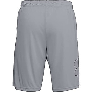 Under Armour UA Tech Graphic Shorts Steel/Black LG 10