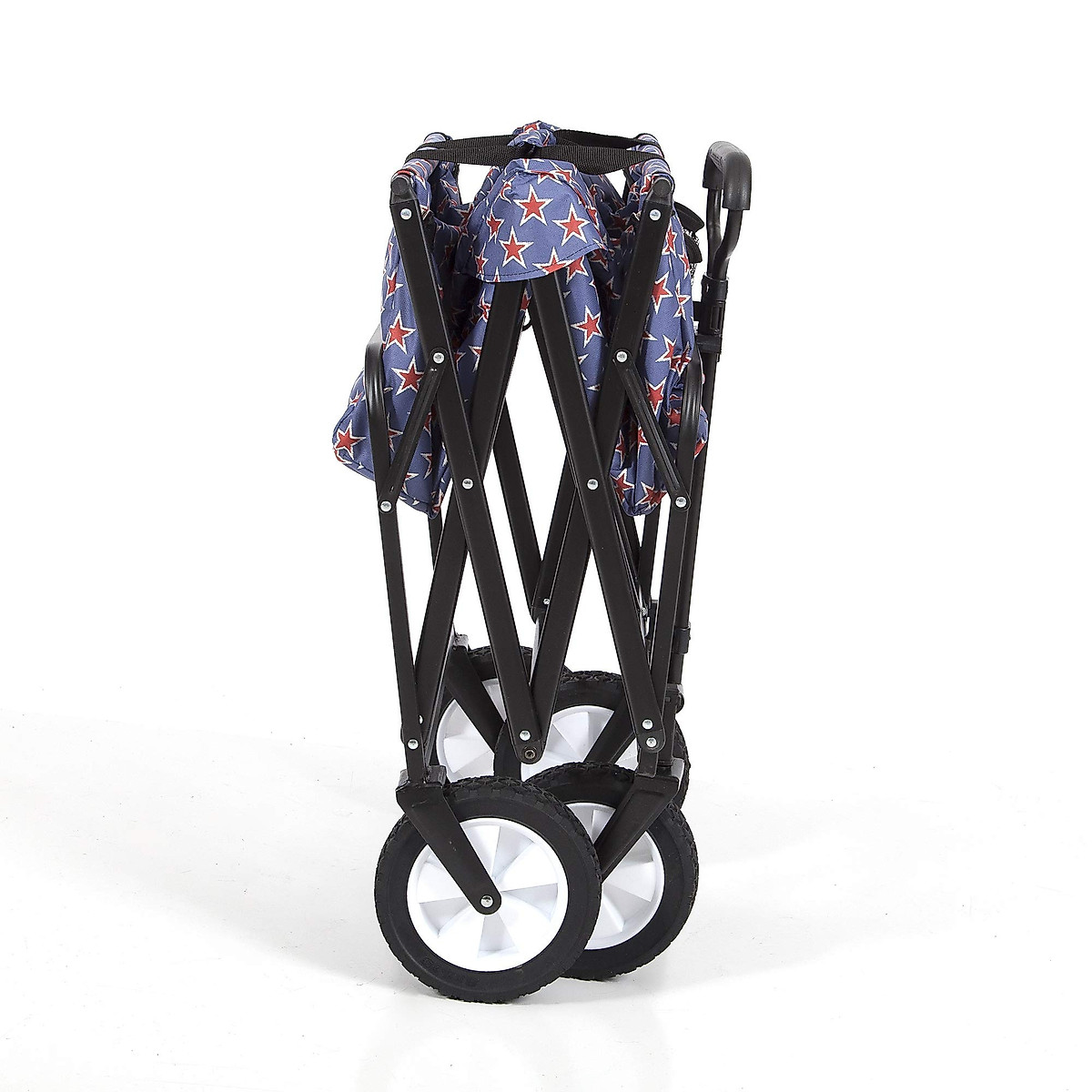 Mac Sports WTC-202 Collapsible Folding Outdoor Utility Wagon, Americana