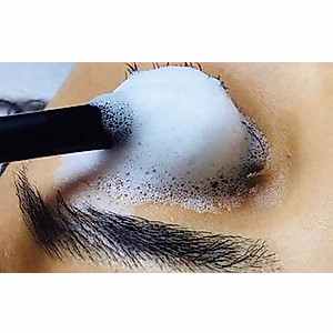 10 pcs LONG HANDLE LASH WASH CLEANSER BRUSHES BLACK (soft bristles unlike most bulk brushes)