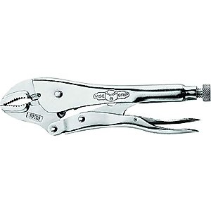 IRWIN VISE-GRIP Original Locking Pliers with Wire Cutter, Curved Jaw, 10-Inch (502L3)