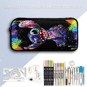 Stitch 3PCS Backpack Casual Bags with Insulated Lunch Bag Tote And Pencil Case Box Pouch for Teen Boys Girls