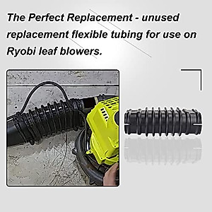 580473001 Replacement Bellows Flex Tube Compatible with Ryobi 38cc Backpack Blower RY40404 40V Blower RY40404NV, RY40404NVM, RY40440 Also for 308054129, 310816015, 309266005 (1 PACK)