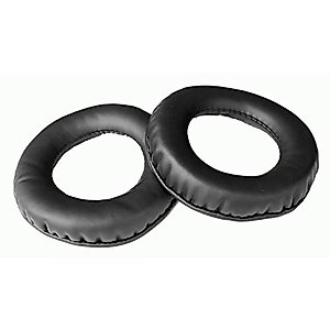 Replacement Ear Pads Compatible with Samson Technologies SR850 SR950 Over-The-Head Headphones (Leatherette)