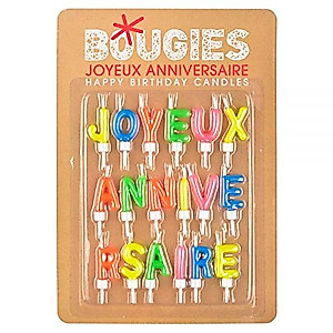 LE STUDIO】 Candle Happy Birthday Candle [Colorful]