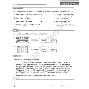 Evan-Moor Daily Fundamentals, Grade 3