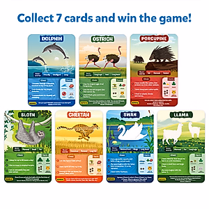 Skillmatics Card Game - Guess in 10 Animal Megapack, Perfect for Boys, Girls, Kids & Families Who Love Toys, Travel Games, Gifts for Ages 6, 7, 8, 9