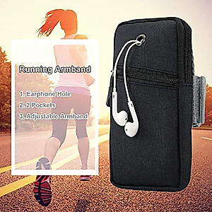cellphone holster Sports Running Armband Compatible with iPhone Pro Max,12 ,12pro,12 mini,SE2020,11,11 Pro,11 Pro Max,XS Max,XS,X,XR,8 Plus,7 Plus,6s Plus,Adjustable Arm Bag Suitable Compatible with O