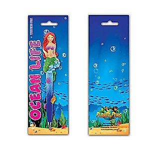 Planet Pens Mermaid Novelty Pen - Cute Fun & Unique Kids & Adults Office Supplies Ballpoint Pen, Colorful Sea Life Writing Pen Instrument For Cool Stationery School & Office Desk Decor Accessories