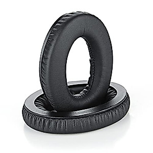 Sumugaric Replacement Ear Pads Cushions with Memory Foam Compatible with Sennheiser HD650 HD600 HD580 HD660 S HD565 HD545 Headset Headphones Accessories - Black