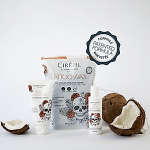 Cirepil - TATTOO - Sublim Care - 800g, 28.22oz Patented Wax Beads for Tattooed Areas - Illuminates, Redefines & Brightens Skin