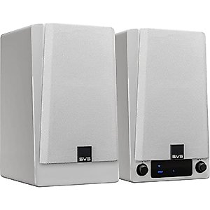 SVS Prime Wireless Pro Powered Speaker System with Chromecast and Airplay 2 - Pair (Piano Gloss White)