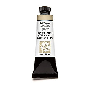 DANIEL SMITH 284600009 Extra Fine Watercolor 15ml Paint Tube, Buff Titanium, 0.5 Fl Oz (Pack of 1)