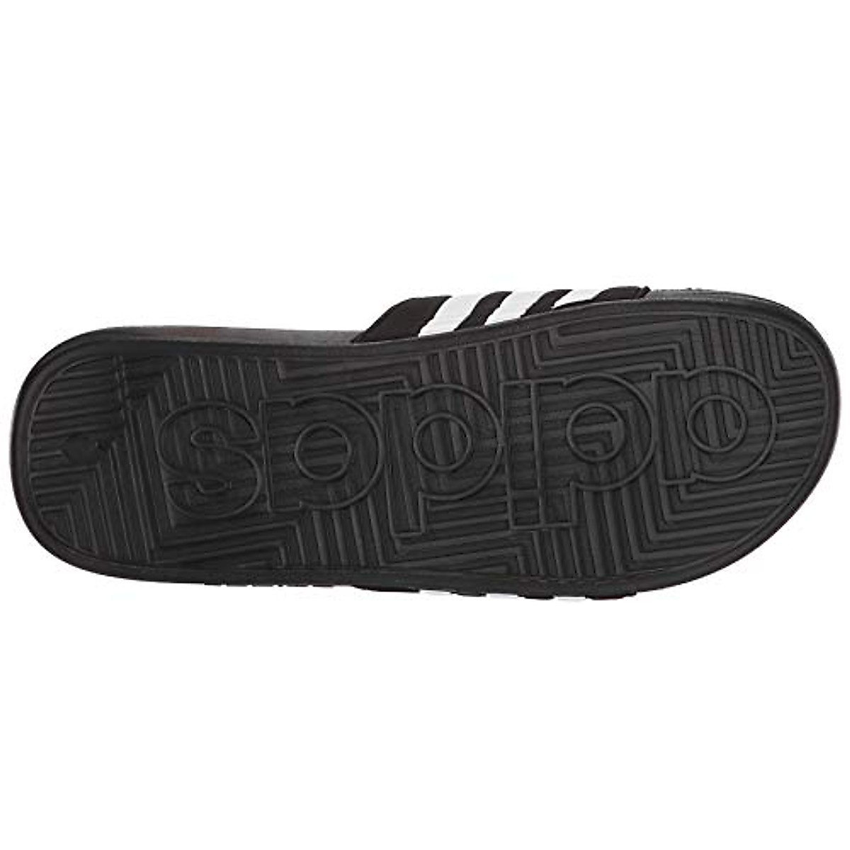adidas Performance adissage Sandal, black/white/black, 11 M US