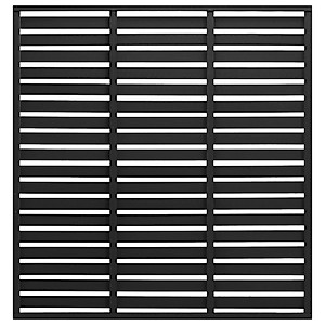 Fence Panel,Garden Fence Border,Portable Fence,Privacy Fence,Fencing for Yard,Private Fence,Garden Fence for Dogs,for Patio,Backyard,Outdoor Pool,Porch,WPC 70.9"x70.9" Black