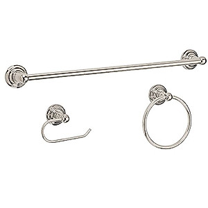 Designers Impressions® 700 Series 3 Piece Satin Nickel Bathroom Hardware Set