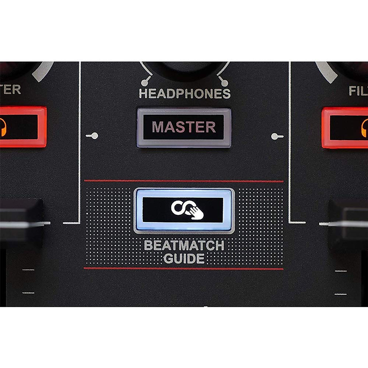 HERCULES AMS-DJC-INPULSE-200 DJControl Inpulse 200 2-Channel DJ Controller for DJUCED Bundle with Bytech Stereo Headphones DJ Style Headset (White)