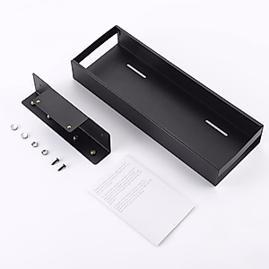 KES Under Sink Organizer for Kitchen Narrow Places, Pull Out Cabinet Organizer Under Sink Storage, Bathroom Organizer Under Sink Matte Black, KPO502A-BK