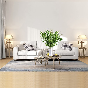 3 Pcs Fake Plants Decor Willow Branches - SAOCOOL 22 Inch Artificial Plants Willow Leaves, Home Indoor Faux Plants for Window, Dining Table, Bathroom, Bedroom and Wall Greenery Decoration (Green)