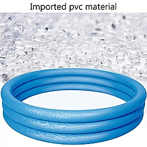 Round Blow up Pool - UFO Shape Inflatable Thicken Kid Pool - Family Blow Up Kid Pool Full-Sized Play Center for Kids Children, Backyard Garden Outdoor Summer Die