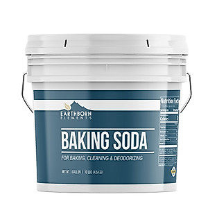 Earthborn Elements Baking Soda (1 Gallon) Sodium Bicarbonate, Cooking, Cleaning & Deodorizing