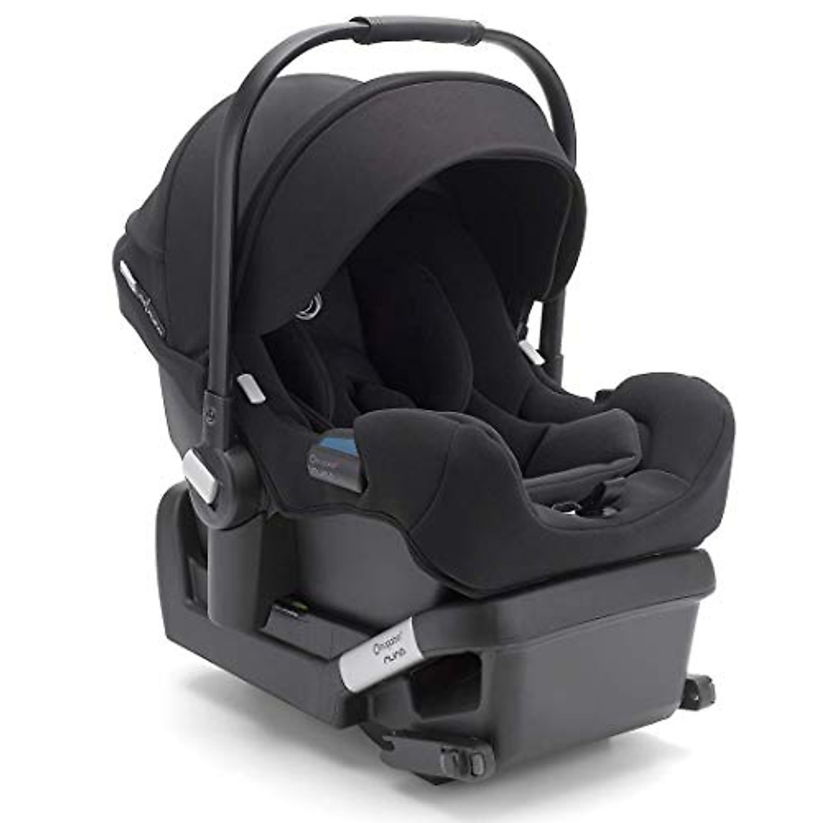 Bugaboo Turtle by Nuna Car Seat + Base - Compatible with Bugaboo Fox, Fox 2 and Lynx Strollers Only - Fits Infants 4 to 32 Pounds - 5-Point Safety Harness - Lightweight Car Seat - Black