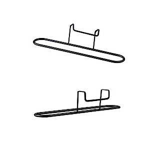 Cupboard Hanger 2pcs Cabinet Towel Holder Towel Rack Hand Towel Holder Cabinet Hanger Towel Rack for Bathroom Cupboard Hanger Hanging Rod Single Shot Towel Holder Towel Holder