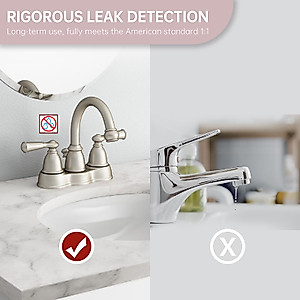 Faucet Cartridge Replacement Parts Compatible with Danze DA507071W DA507072W, Round Ceramic Disc Cartridge Kitchen Faucet Stem Replacement Parts (DA507072W+DA507071W Cold+Hot)